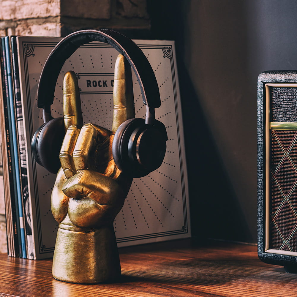 Kopfhörer Ständer "Rock on" – DMAX Shop