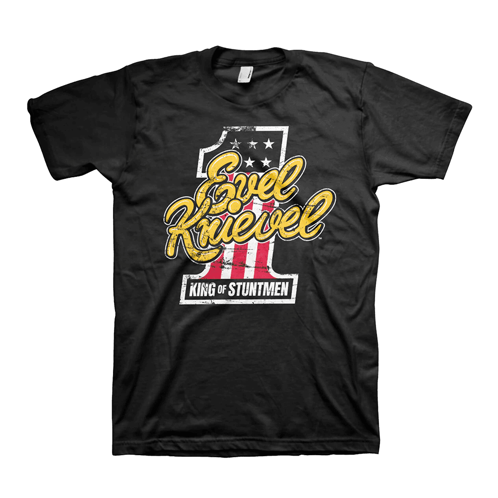 T-Shirt "Evel Knievel - King Of Stuntmen" – DMAX Shop